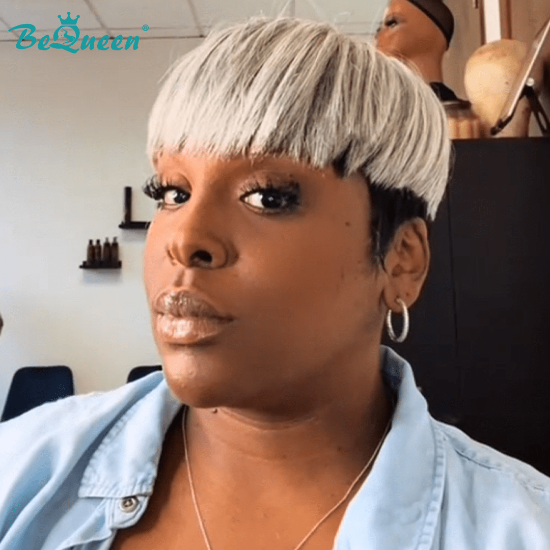 Bequeen Futuristic Frost Machine Made Topper – BeQueen Wig