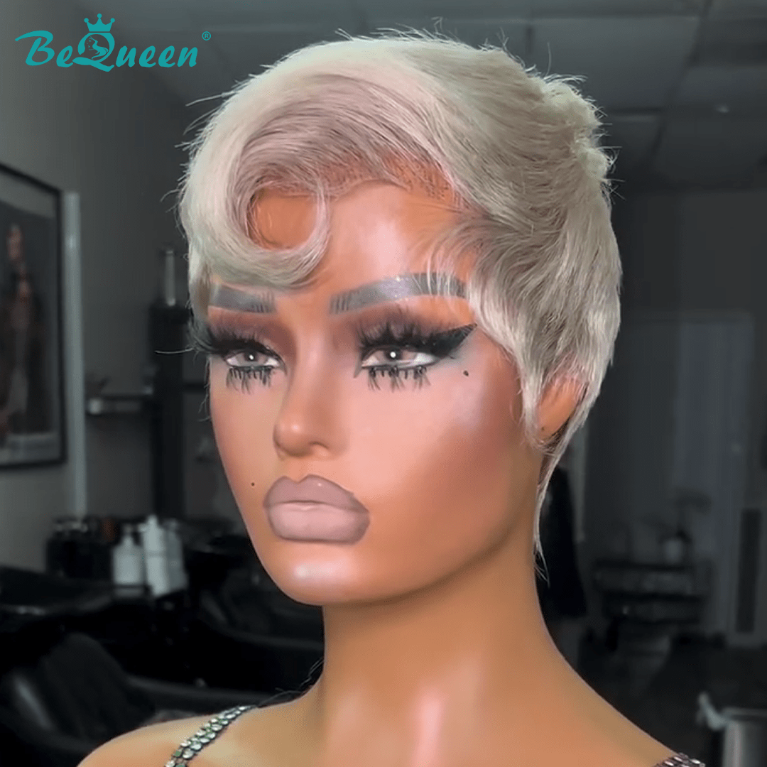 Bequeen Special Brown Short Cut Pixie Wig – BeQueen Wig
