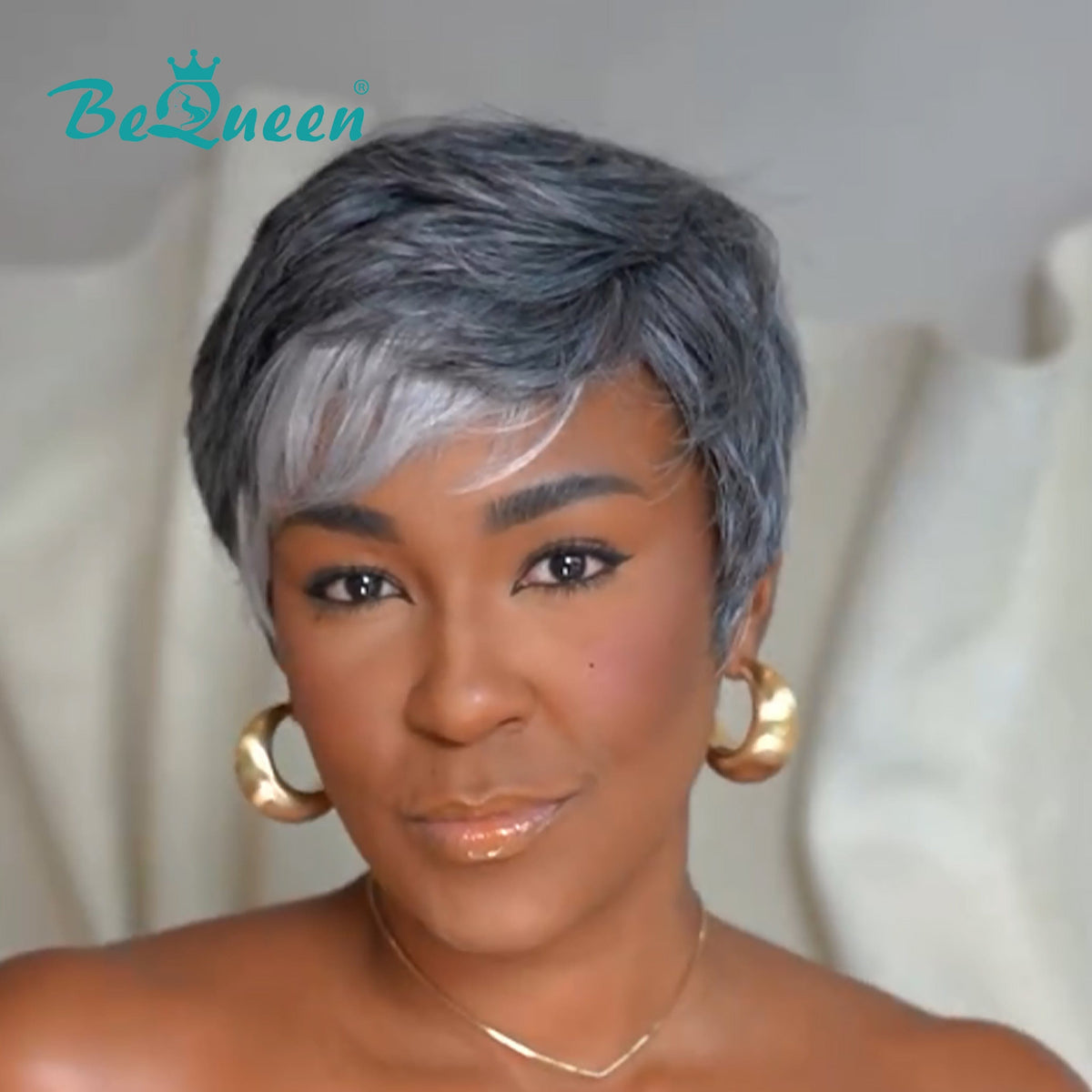 Bequeen Short Pixie Cut Human Hair Wig – BeQueen Wig