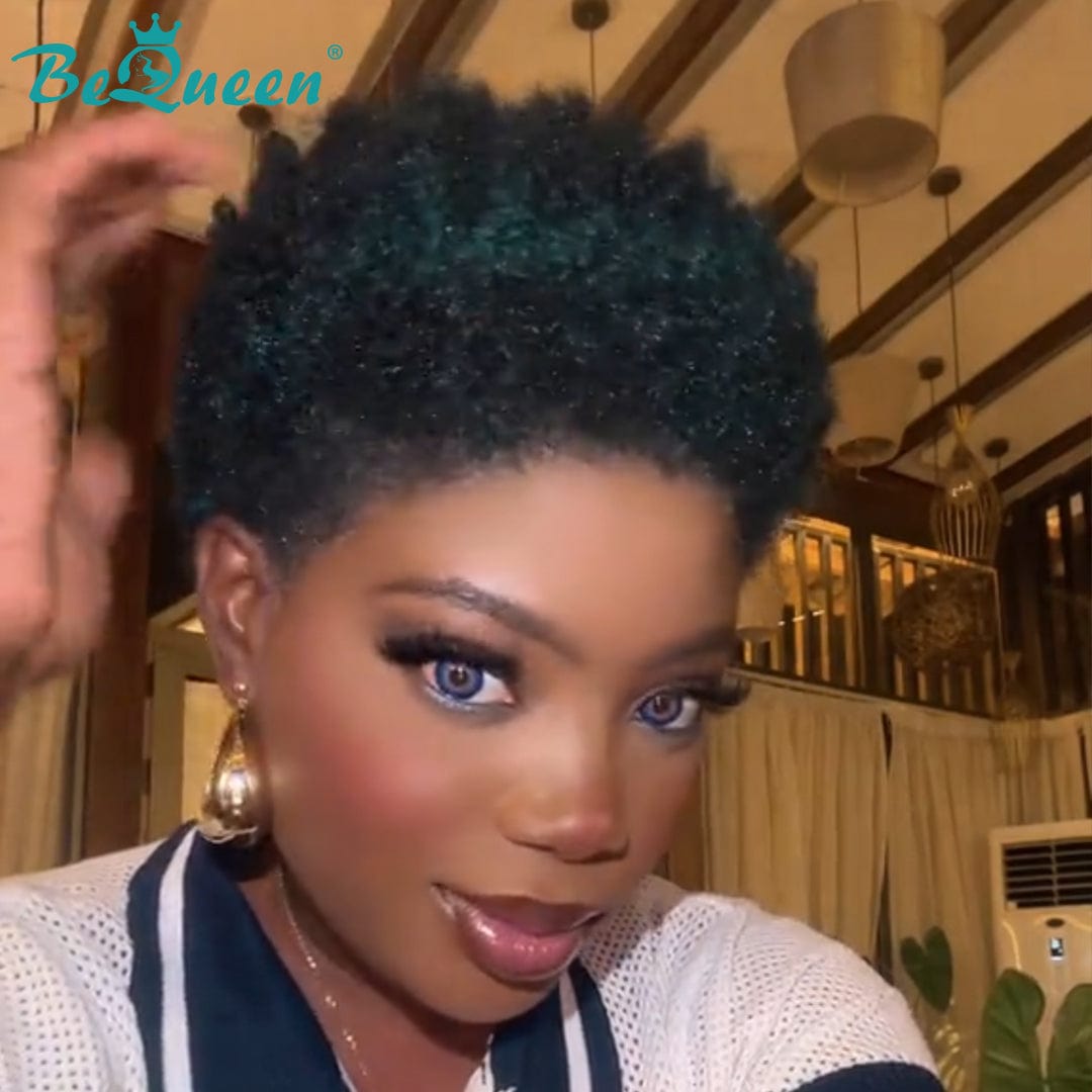 Bequeen Vibrant Lowcut Elegance Pixie Lace Wig – BeQueen Wig