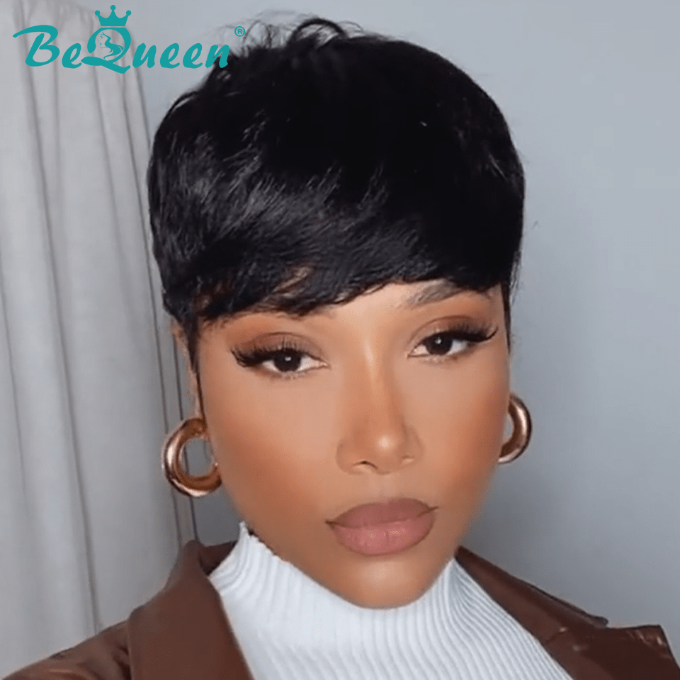 Bequeen Machine Made Short Cut Fashion Wig – BeQueen Wig