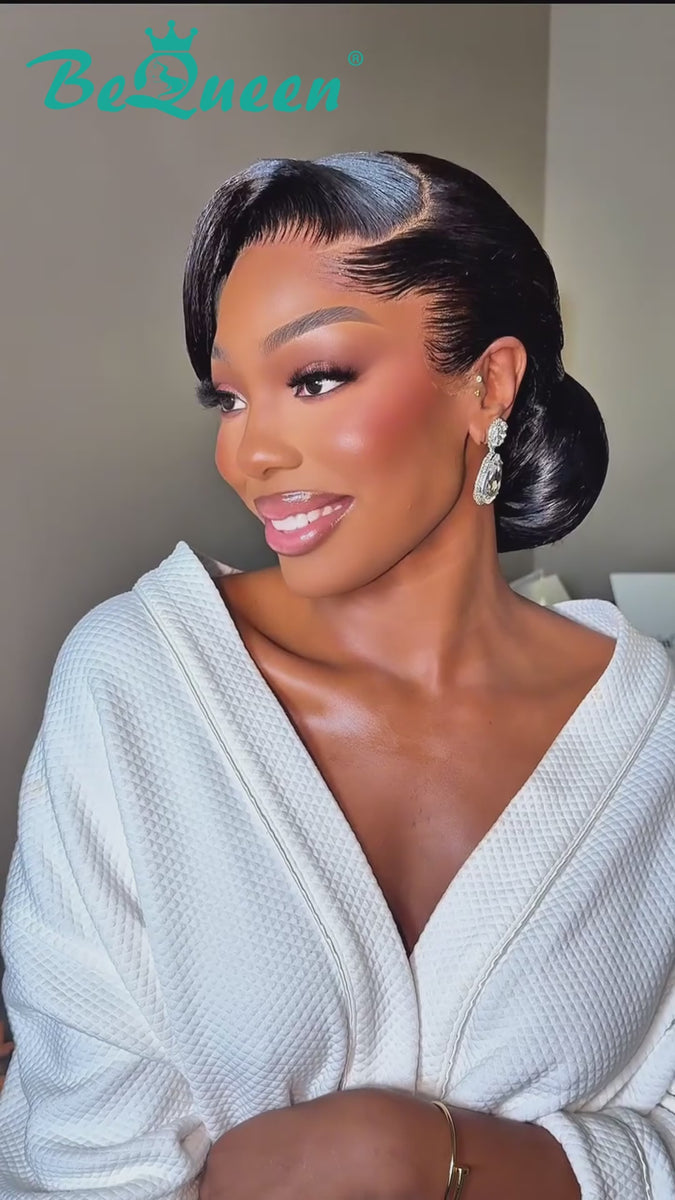 Bequeen Romantic Updo Wedding Wig – BeQueen Wig