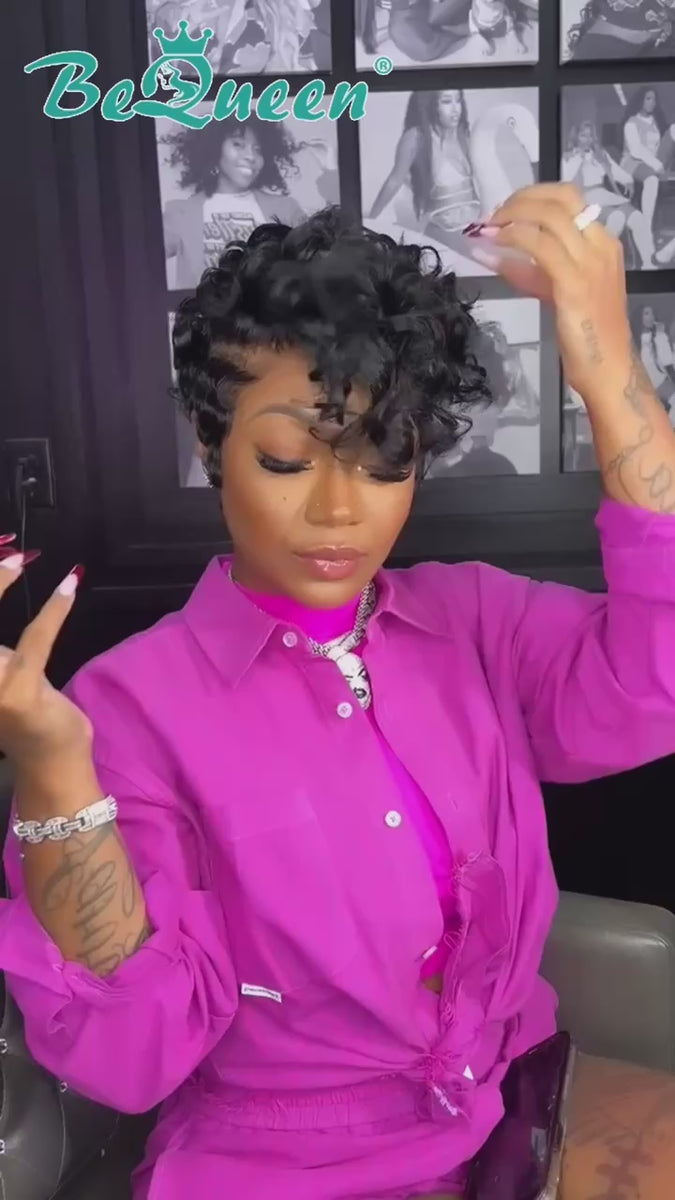 Bequeen Curly Wave Full Lace Wig – BeQueen Wig