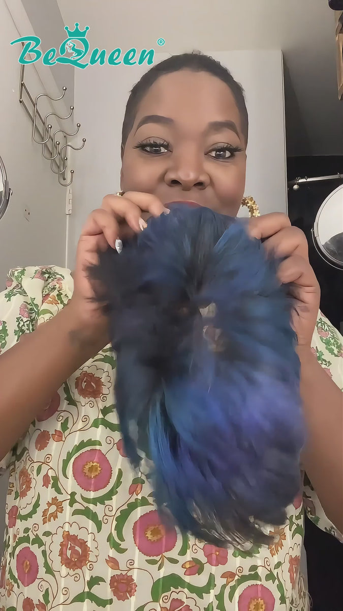 Bequeen Highlight Blue Lace Fashion Topper – BeQueen Wig