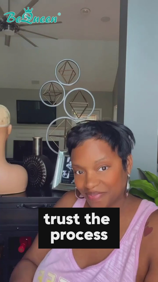 Bequeen Machine Made Mullet Topper – BeQueen Wig